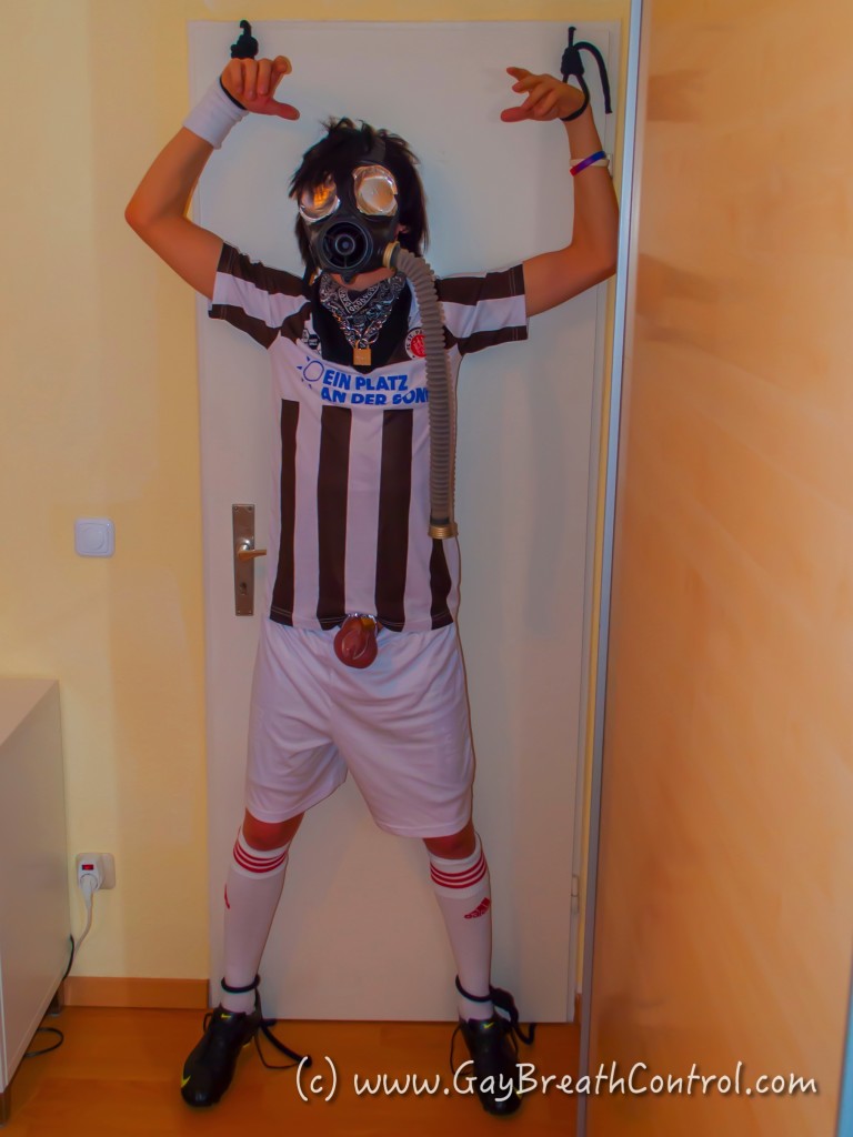 Bagged Emo Breath Play and Rope Bondage in Skinny Jeans